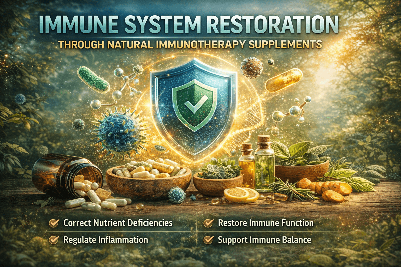 Immune System Restoration Through Natural Immunotherapy Supplements ...